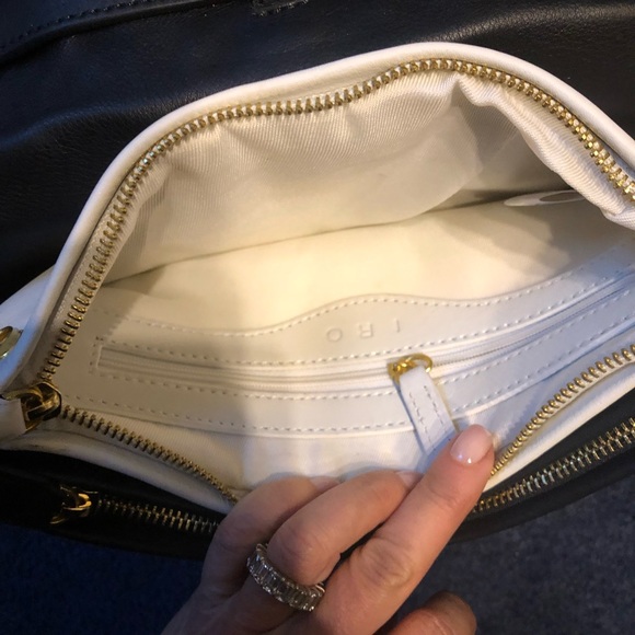 IRO | Bags | Iro Black White Leather Handbag | Poshmark